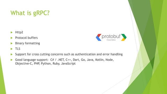 Demystifying gRPC in .Net by John Staveley | PPTX
