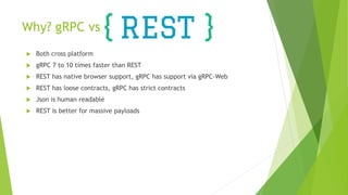 Demystifying gRPC in .Net by John Staveley | PPTX