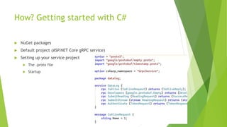 Demystifying gRPC in .Net by John Staveley | PPTX