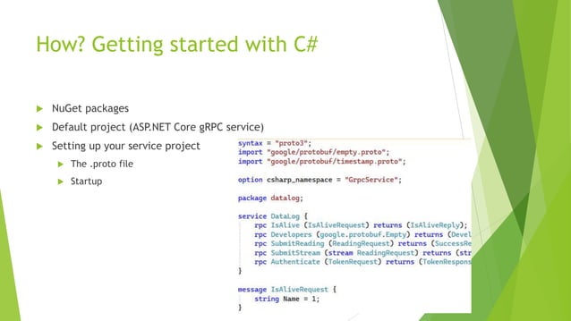 Demystifying gRPC in .Net by John Staveley | PPTX