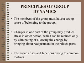 group dynamics | PPTX
