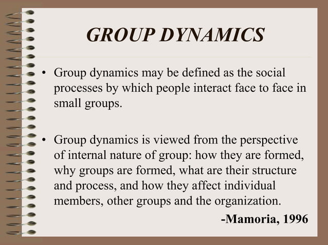 group dynamics | PPTX | Family and Relationships