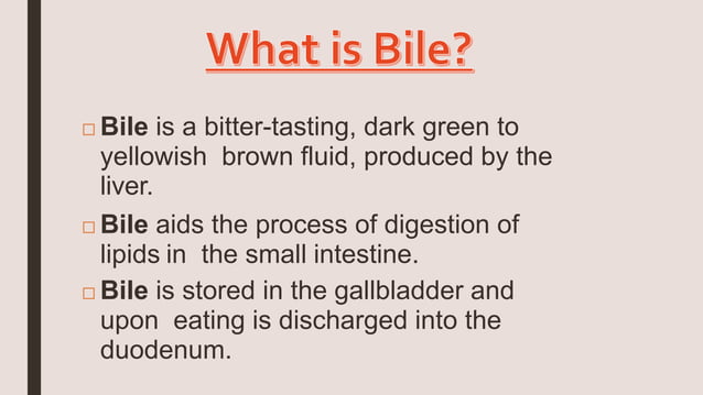 Functions,Secretion and Regulation of Bile | PPTX | Nutrition | Healthy ...