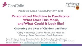 Personalized Medicine in Pediatrics | PDF
