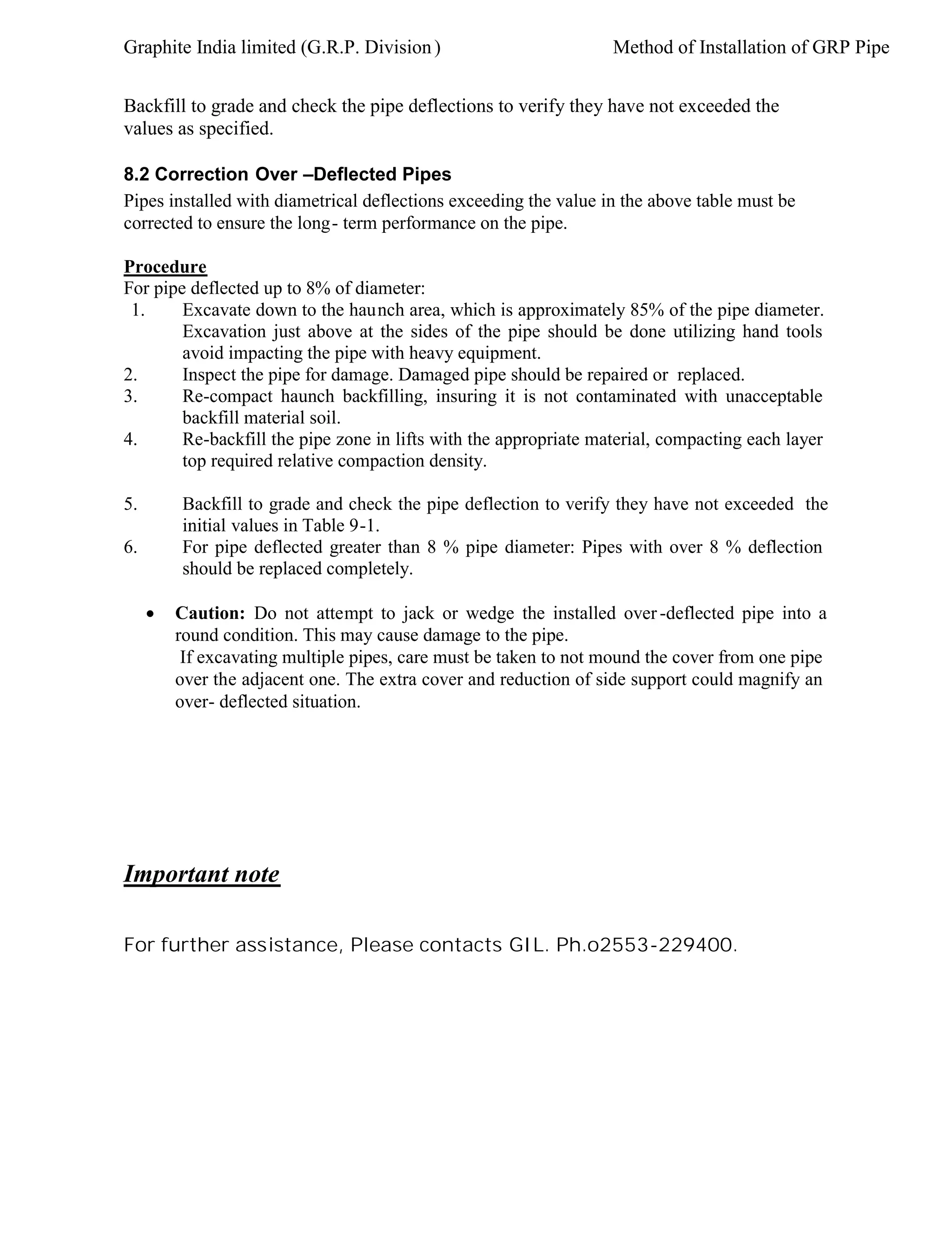 Grp installation procedure | PDF