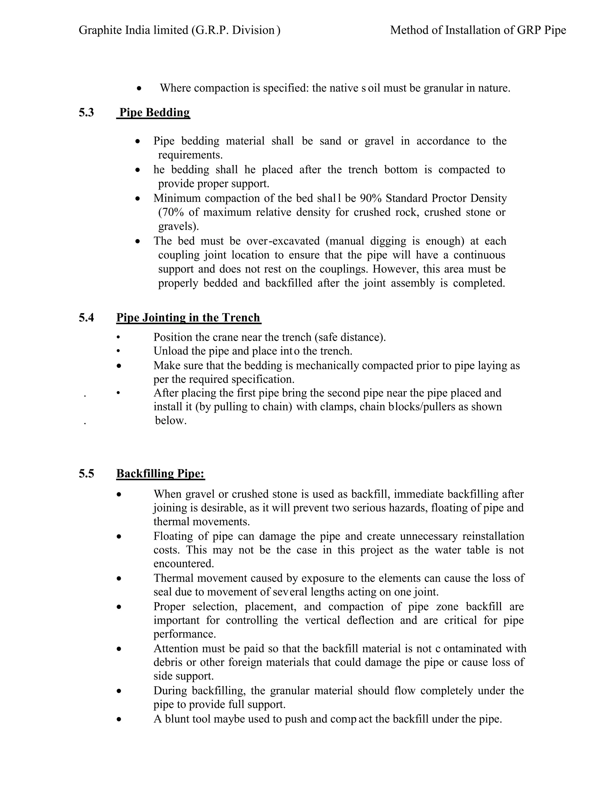 Grp installation procedure | PDF