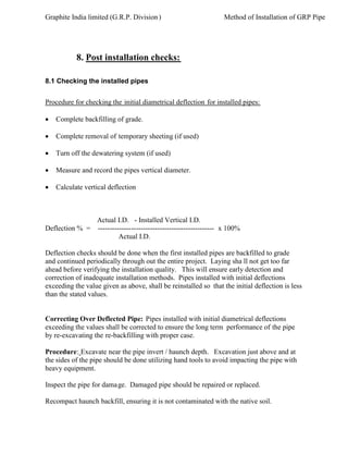 Grp installation procedure | PDF