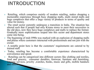 MODERN RETAILING CONCEPTS | PPT