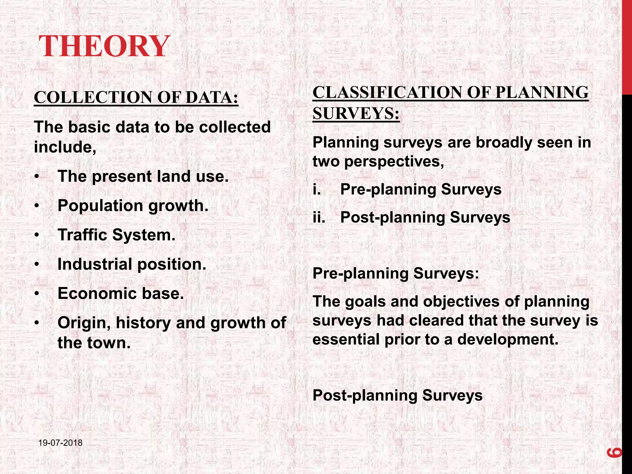 Planning Surveys | PPTX