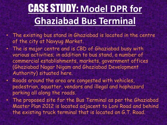 Planning principles of Bus Terminals and Logistics Parks | PPTX | Rail ...
