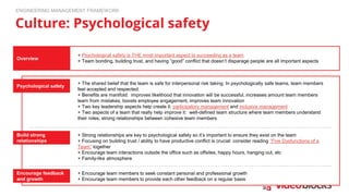 Software Engineering Management Framework - Building an Awesome Software Engineering Team | PPTX ...