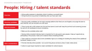 Software Engineering Management Framework - Building an Awesome ...