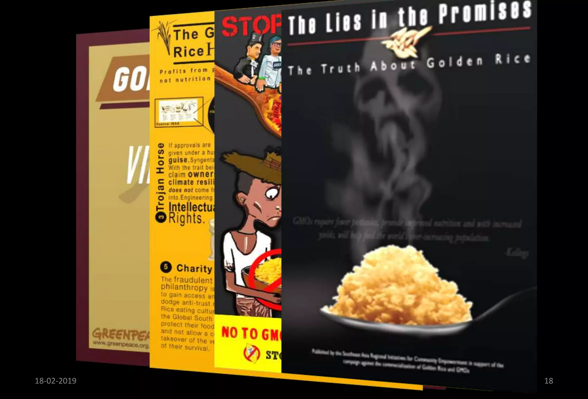 Golden rice , vit A enriched transgenic rice | PPTX | Agriculture ...