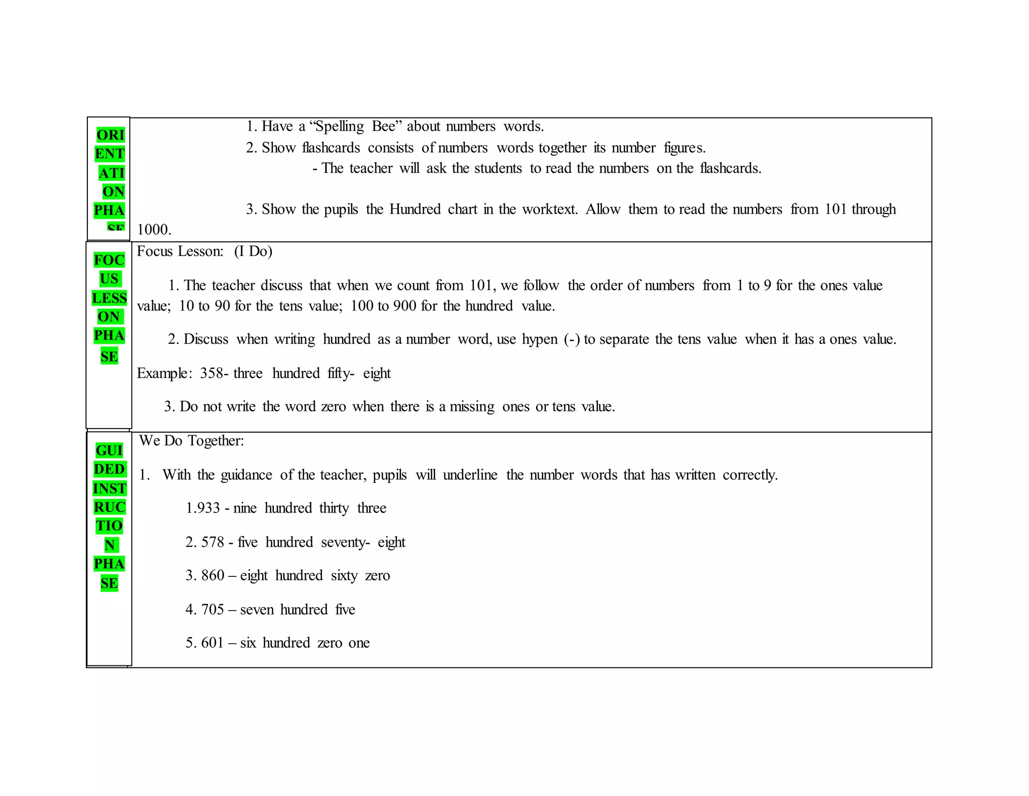 Grr math lp 1 | DOCX