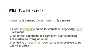 Grievance Redressal Mechanism and Approach(GRS) | PPT