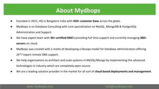 Group Replication in MySQL 8.0 ( A Walk Through ) | PPT