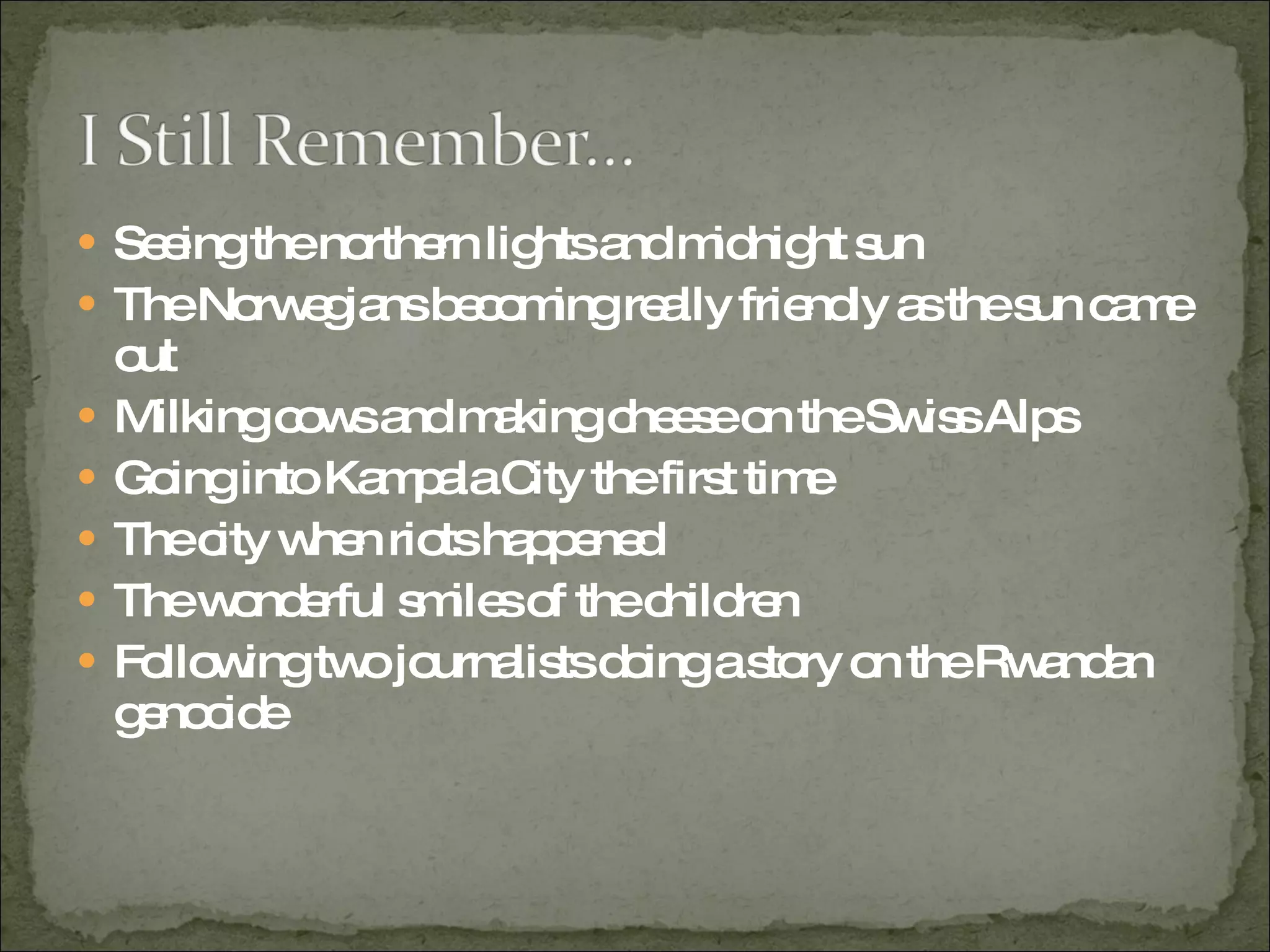 Grs Presentation - Just Say YES - Tiffany | PPT