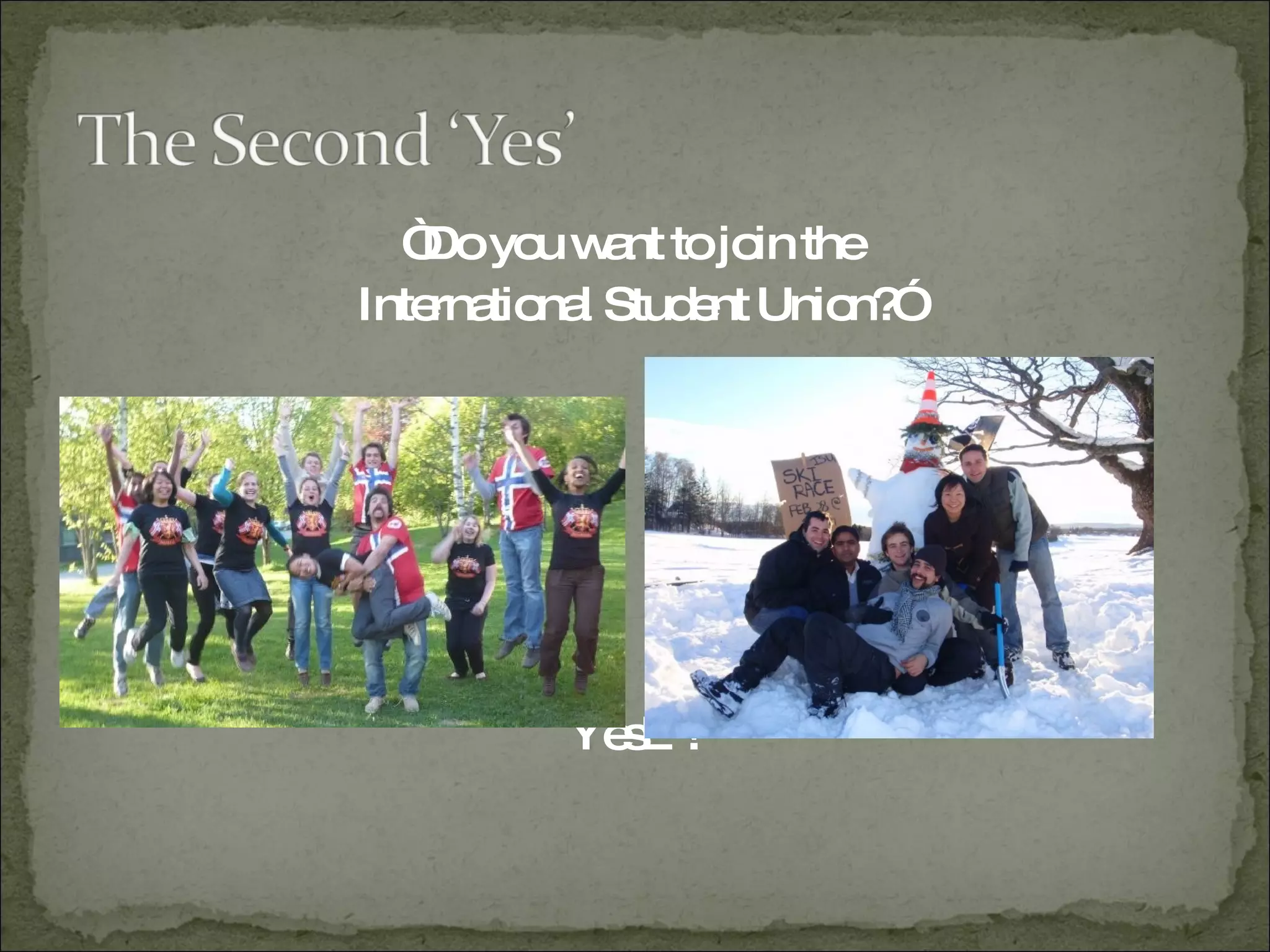 Grs Presentation - Just Say YES - Tiffany | PPT