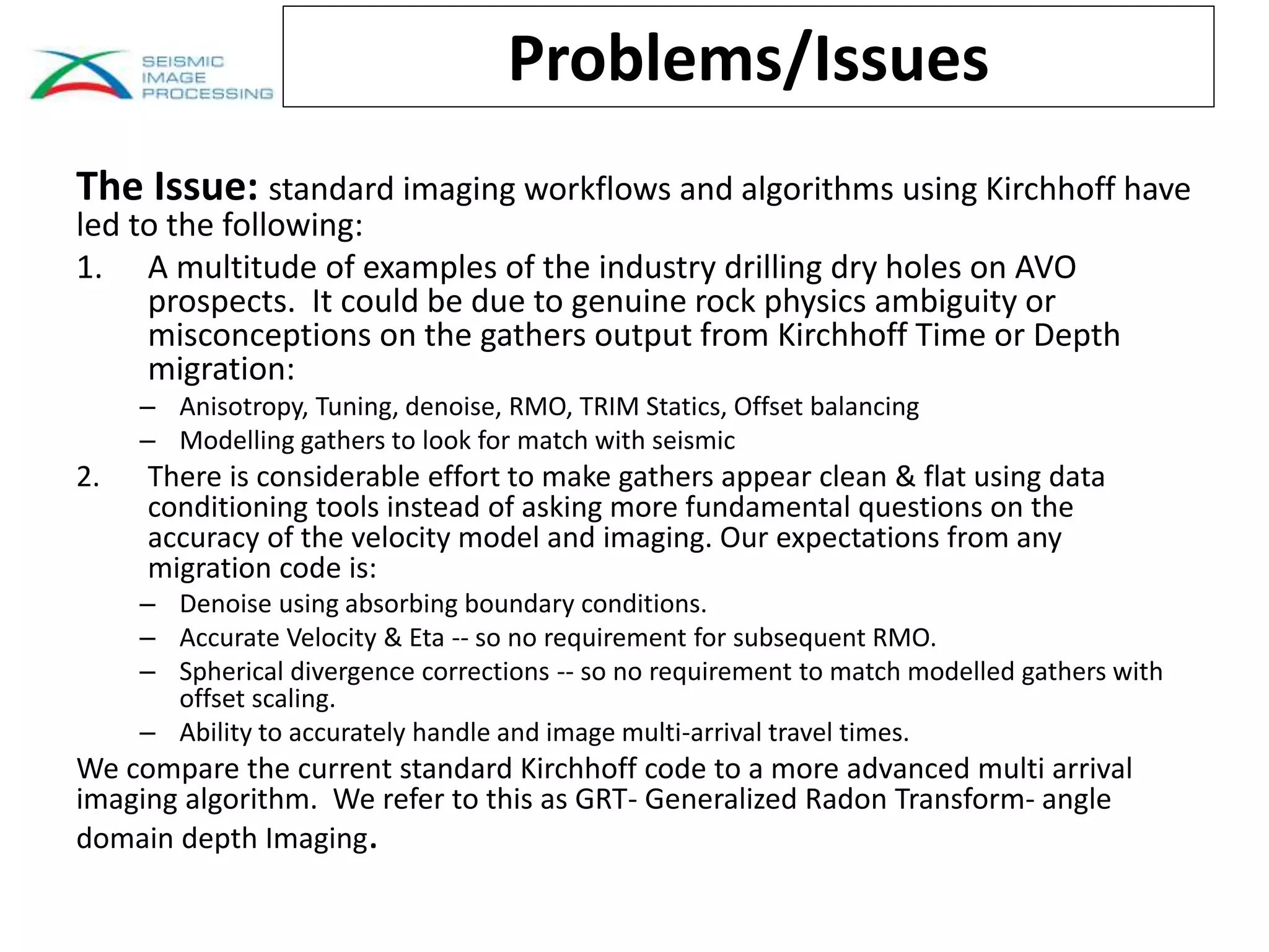 GRT Imaging for Seismic AVO/AVA Inversion | PPTX