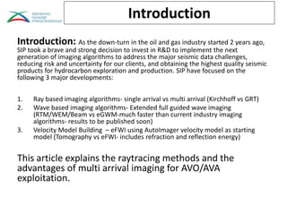 GRT Imaging for Seismic AVO/AVA Inversion | PPTX