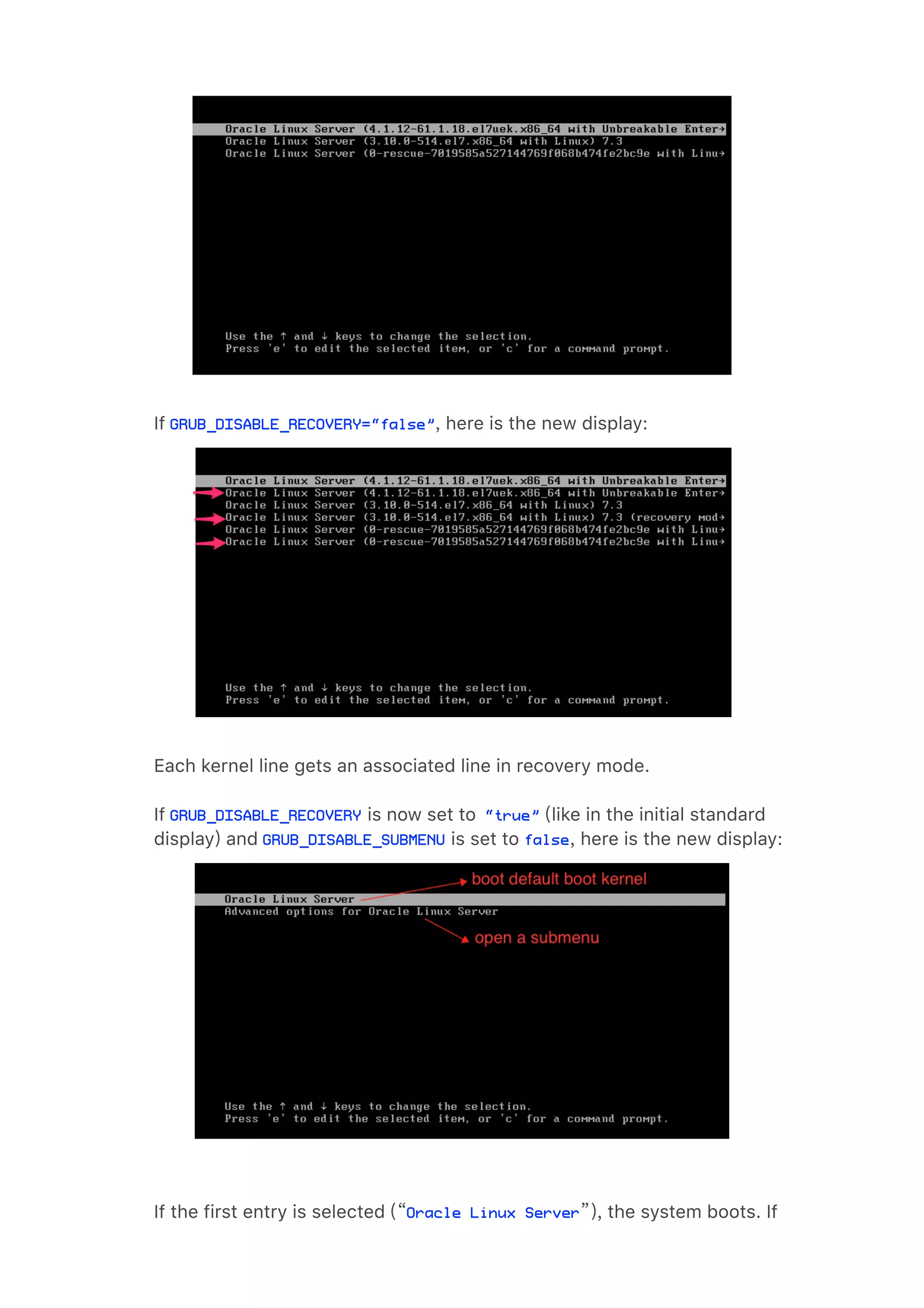 Grub2 and troubleshooting_ol7_boot_problems | PDF