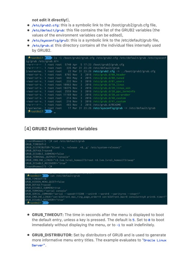 Grub2 and troubleshooting_ol7_boot_problems | PDF | Operating Systems | Computer Software and ...