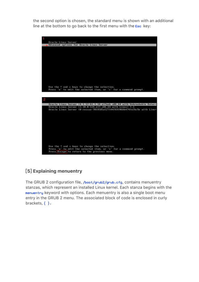Grub2 and troubleshooting_ol7_boot_problems | PDF | Operating Systems | Computer Software and ...