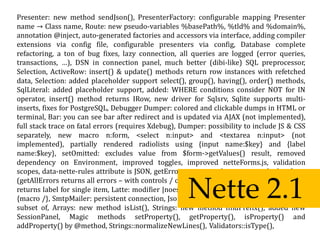David Grudl: Novinky v Nette | PPT