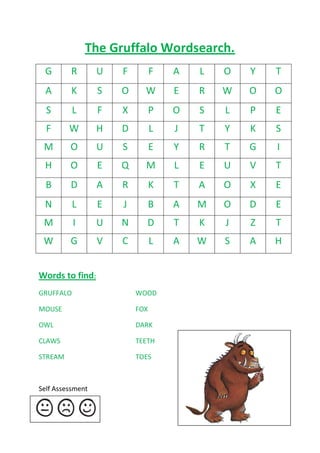 Gruffalo booklet | PDF