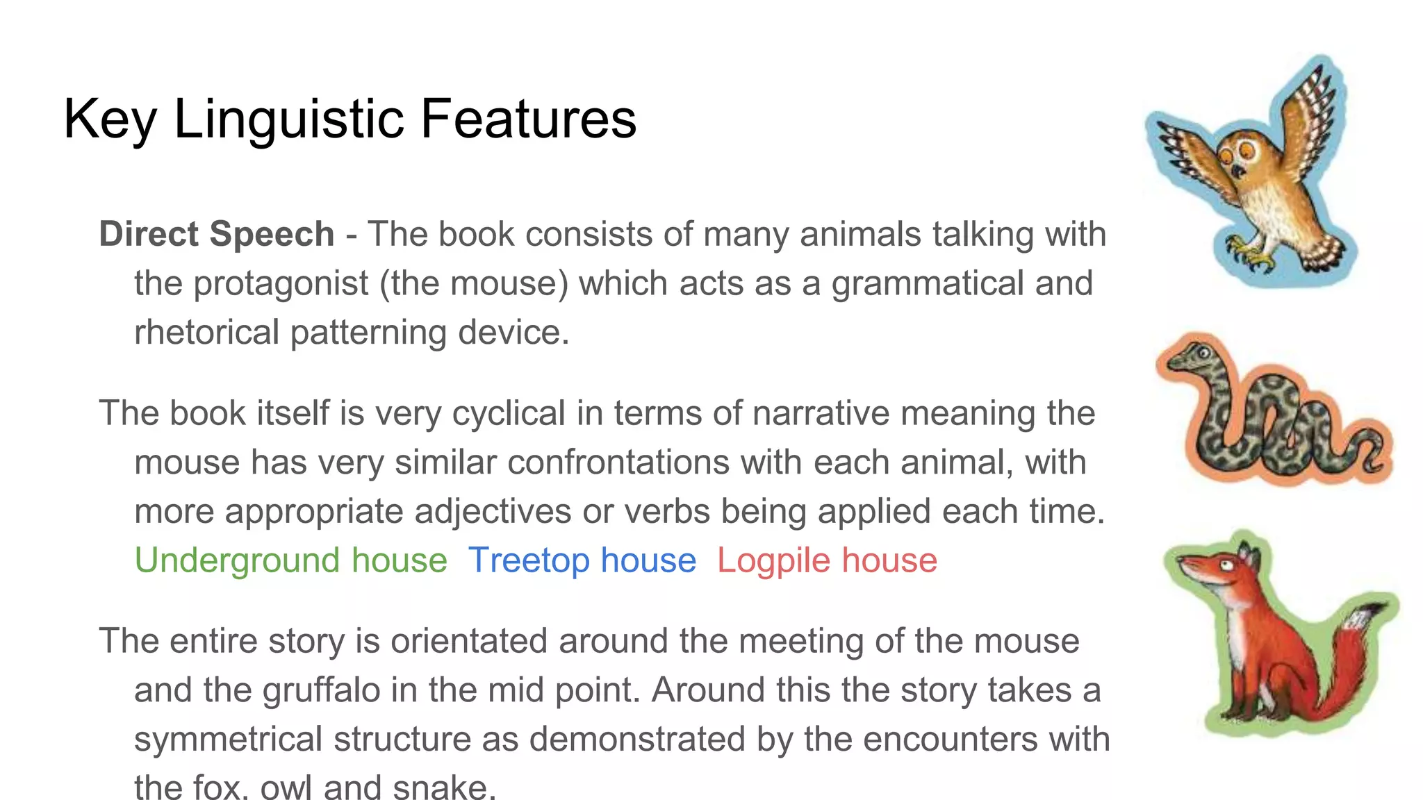 Gruffalo Linguistic Analysis | PPTX