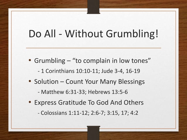 Grumbling or Disputing | PPT | Free Download