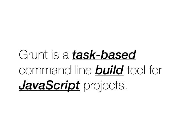 How to Grunt.js