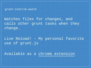 Building your own personal minion with grunt.js