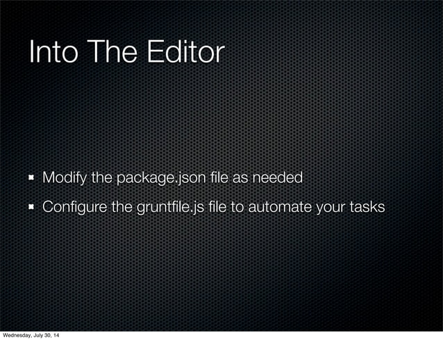 Grunt JS - Getting Started With Grunt | PDF