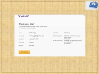 How To make Email in yahoo | PPT