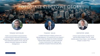 Grupa Caspar - Prezentacja Inwestorska | PPT