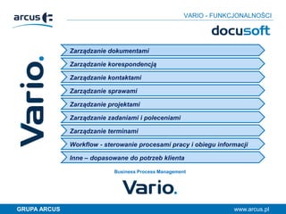 Grupa arcus 2016_prezentacja | PPT