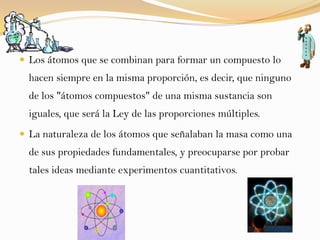 Modelo Atómico de Dalton | PPT