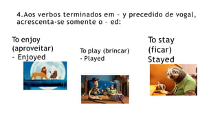simple past verb to be past , verbs regulares e irregulares | PPTX