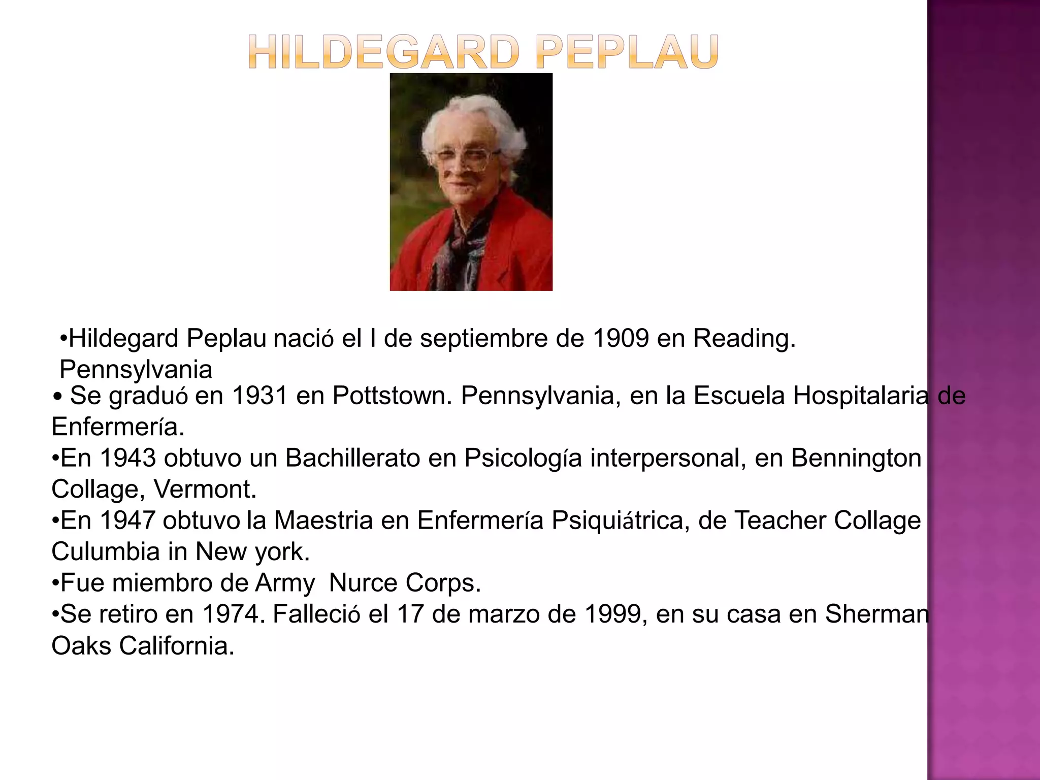 HILDEGARD PEPLAU | PPT
