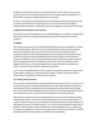 Grupo 15 las hormonas en la producción ganadera | DOCX