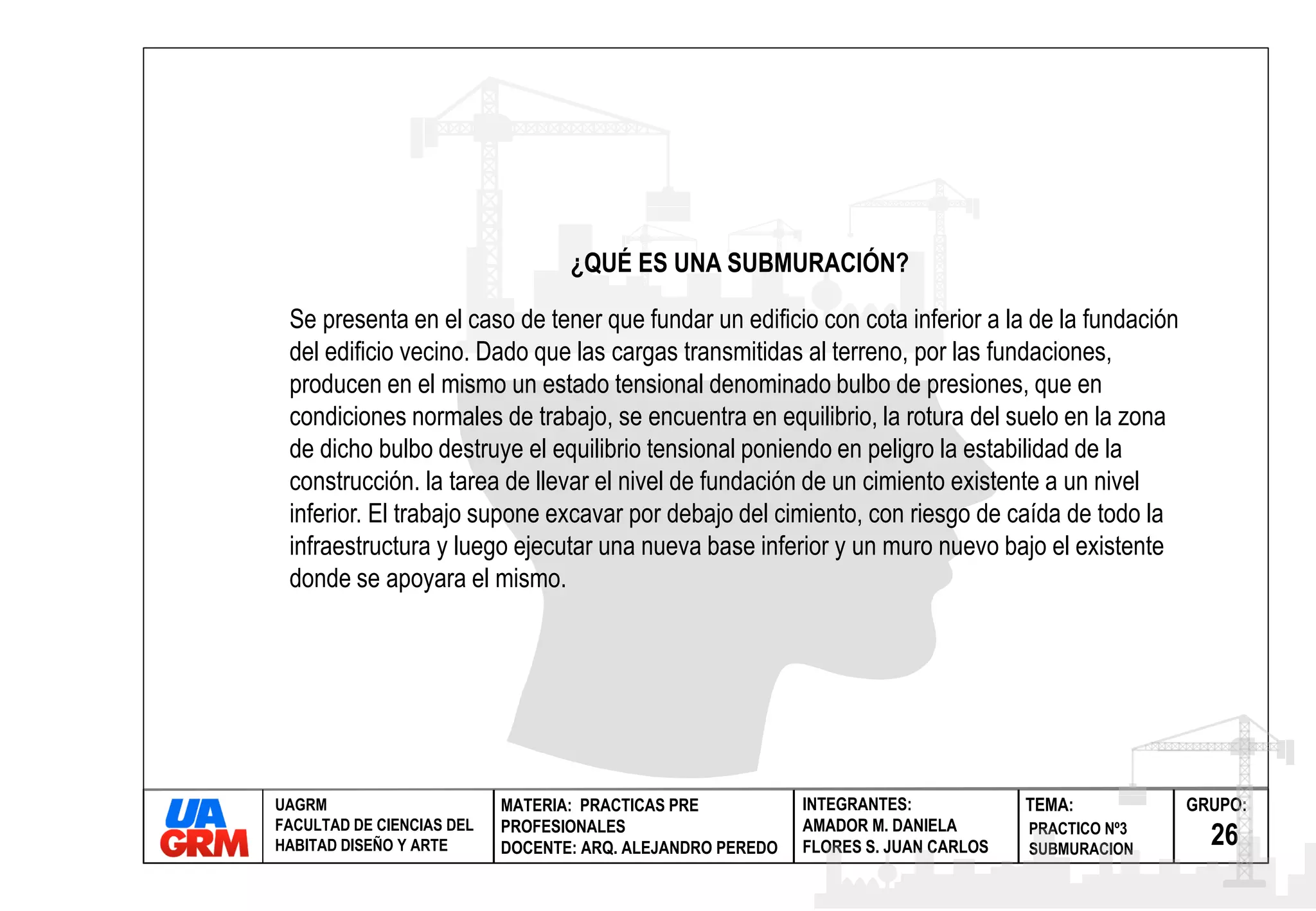 Submuracion y muros de contencion | PDF