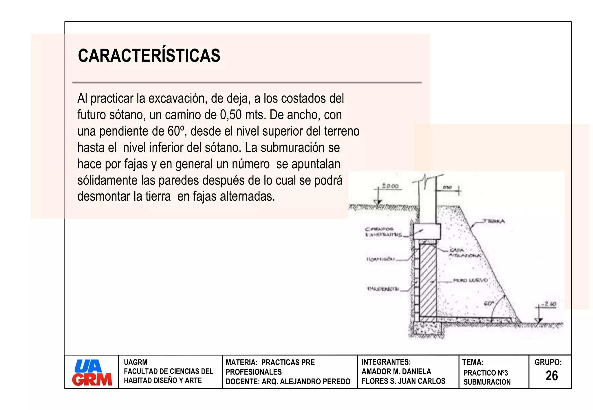 Submuracion y muros de contencion | PDF