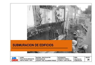 Submuracion y muros de contencion | PDF