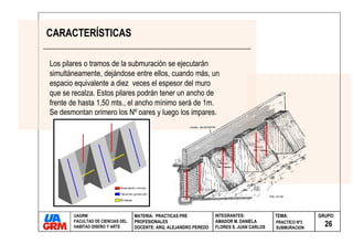 Submuracion y muros de contencion | PDF