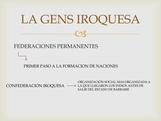 LA GENS IROQUESA | PPTX