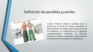 Pandillas juveniles, problema social por Martha Bayas | PPTX