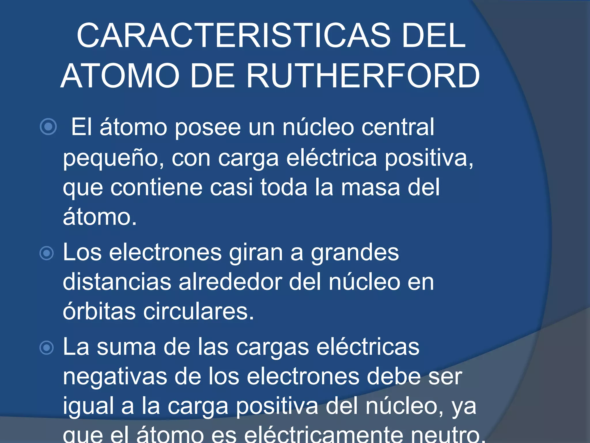 Modelo atómico de Rutherford | PPTX