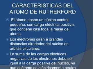 Modelo atómico de Rutherford | PPTX