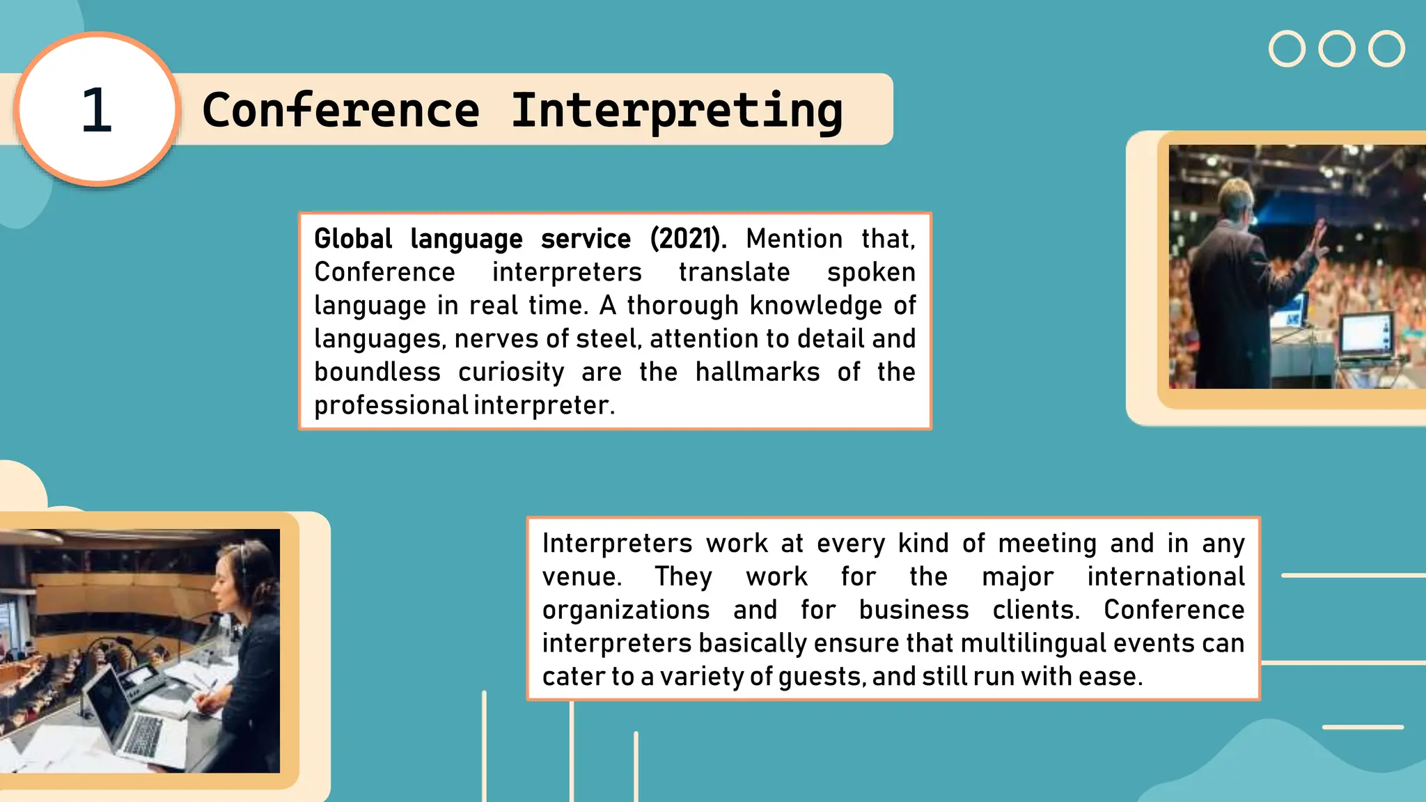Types of Interpreting for language estudents | PPTX | Business and Finance